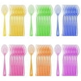 Exquisite 60-Pack Glow-in-the-Dark Black Light Heavy Duty Neon Plastic ...