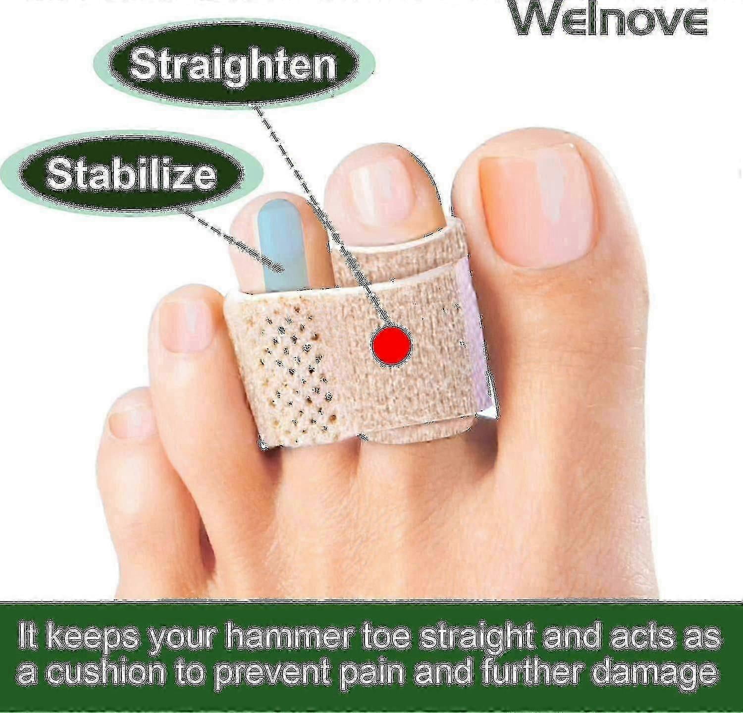 6-pack Of Hammer Toe Straighteners For Straightening Hammer Toes ...