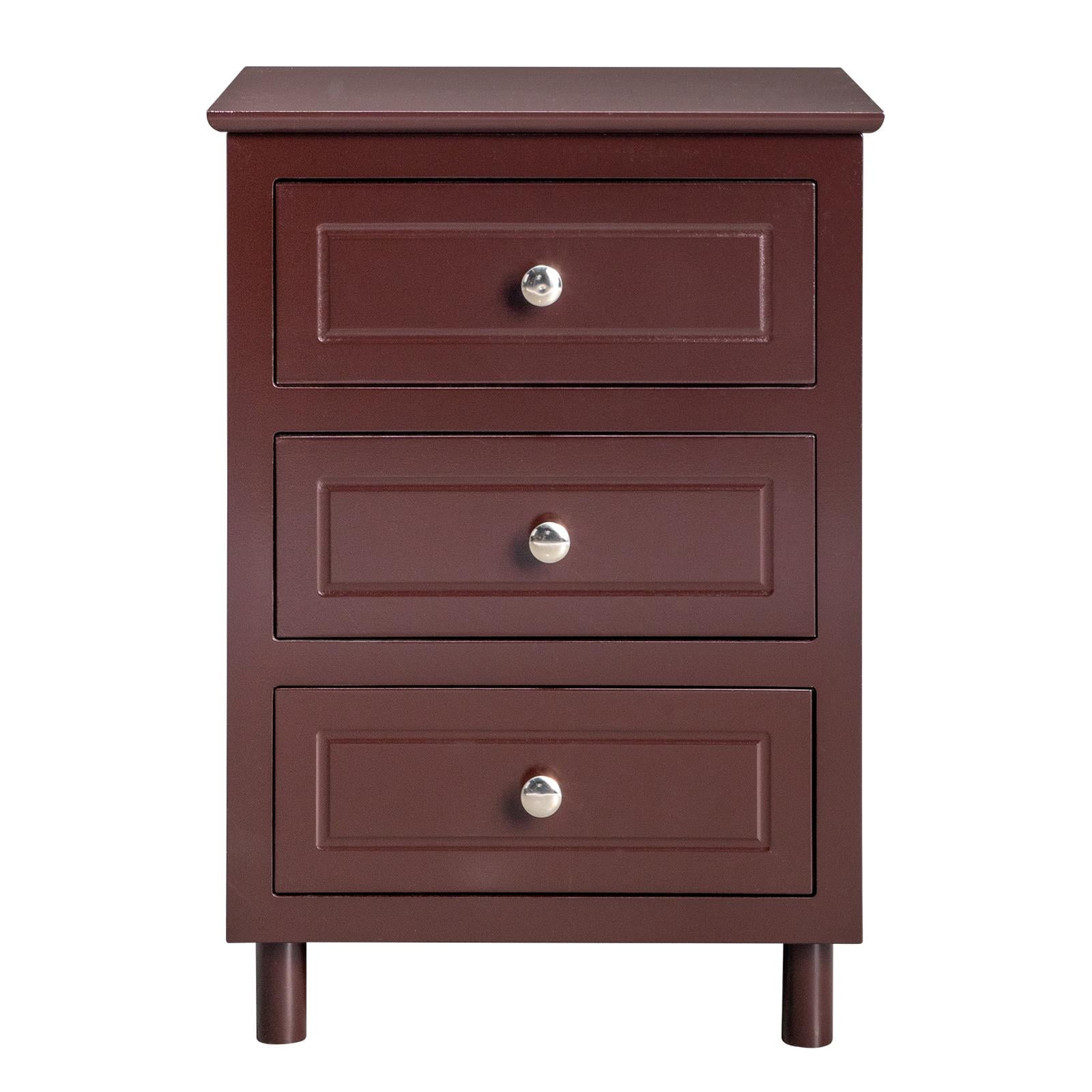 UBesGoo Storage Dresser End/Side Table Night Stand Furniture Unit ...