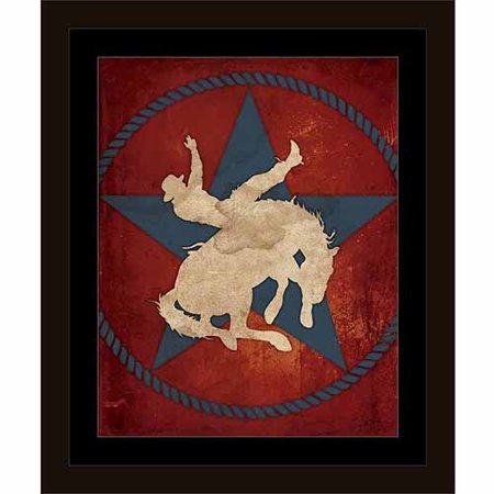 Cowboy Bucking Bronco Distressed Texture Star Rope | Walmart Canada