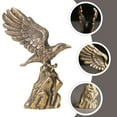 YOSADIER Decorative Golden Brass Figurine Statue for Reading Room Home ...