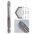 All-in-One Pagoda Hex Screwdriver Bits– 6-Piece Screwdriver Bit, Multi ...
