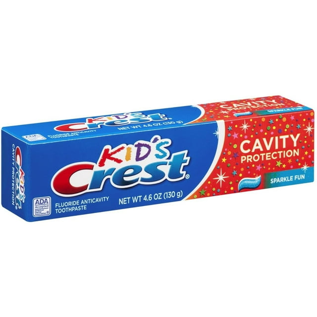 Crest Toothpaste Kids' Cavity Protection, Sparkle Fun Flavor 4.60 oz ...