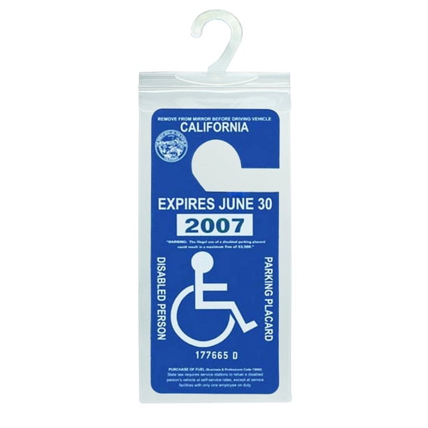 Handicap Placard Protector