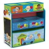 Free Shipping! CoComelon Toy Storage Organizer with 6 Bins, Reusable ...