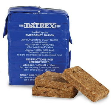 Datrex - Blue Emergency Food Ration 3600 Calorie Bars - Walmart.com