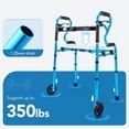 Health Line 4-in-1 Upright Indoor Narrow Walking & Sit Walker ...