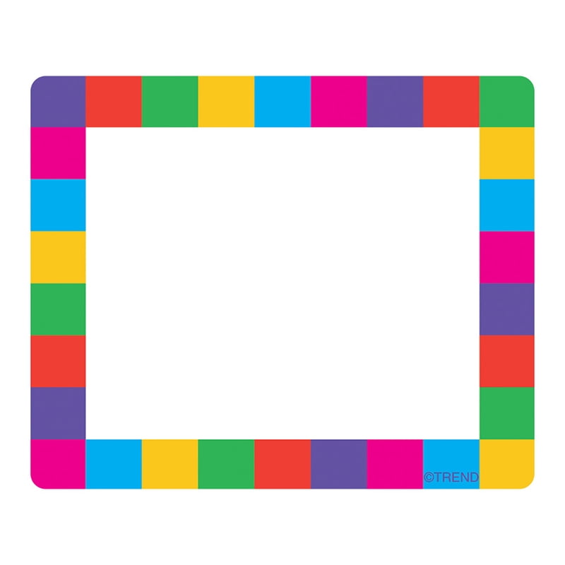 Rainbow Plaid Terrific Labels, 36 ct | Bundle of 10 Packs - Walmart.com