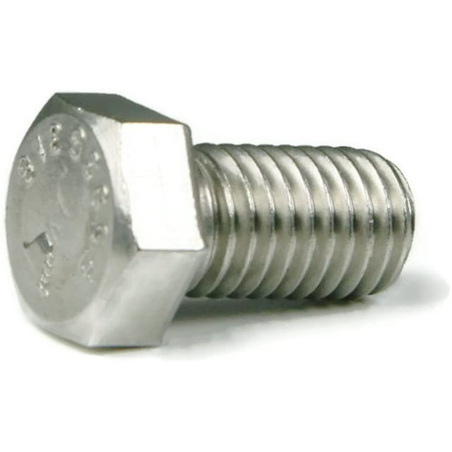 1 1/2-6 x 4 Hex Cap Screws, 316 Stainless Steel (Quantity: 8) Coarse ...