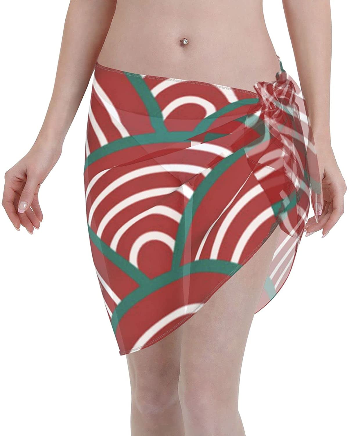 Red Indigo Green Traditional Wave Japanese Style Chinese Seigaiha Women ...