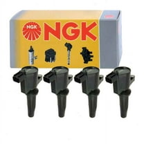 4 pc NGK Ignition Coils compatible with Mazda 3 2.0L 2.3L L4 2004-2005 ...