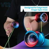 MAGICYOYO V12 Black Blue Red, Finger Spin Yoyo Professional Responsive ...