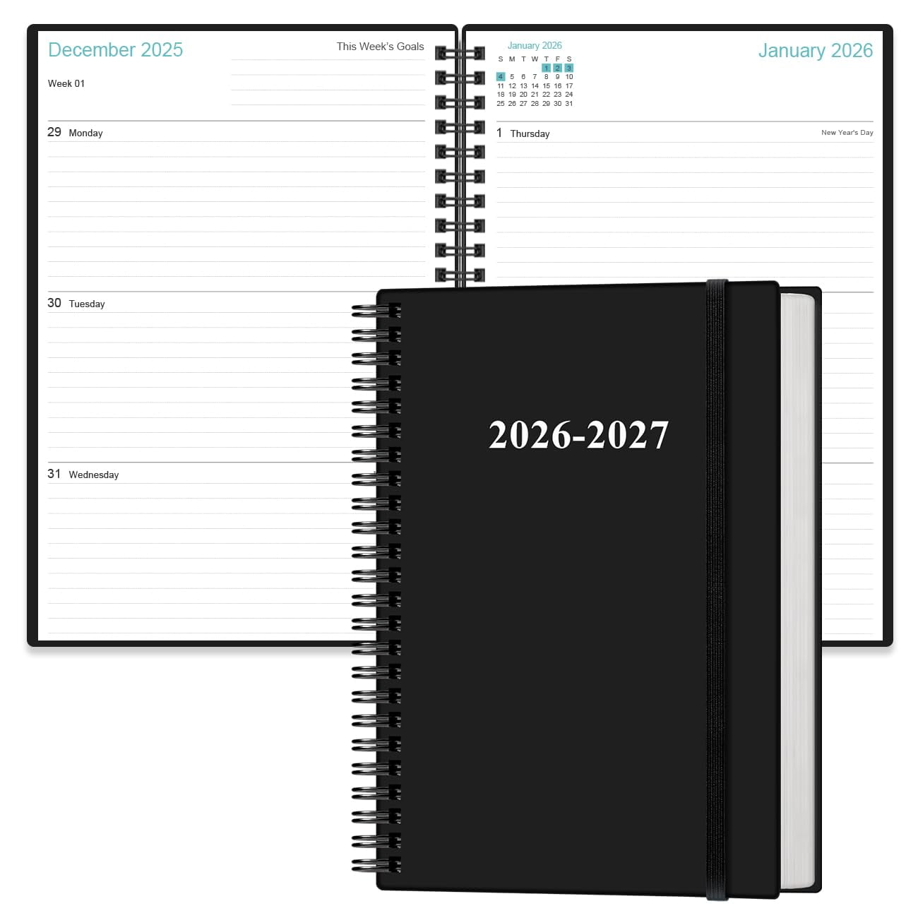 Click here for Heveboik 2026-2027 Planner - 18 Months Weekly & Mo... prices