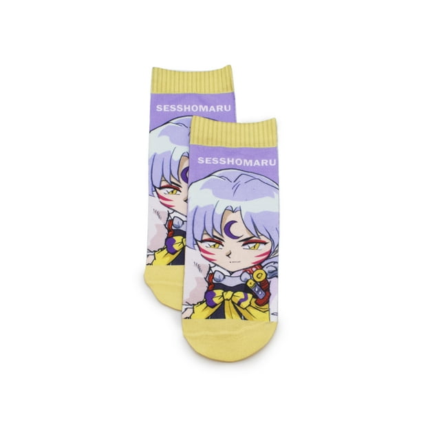 Inuyasha Sesshomaru Cute Chibi Anime Ankle Socks - Walmart.com
