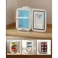 ACMETOP Mini Fridge, Small Fridge Rapid Cooling 4 Liter/6 Cans Skincare ...
