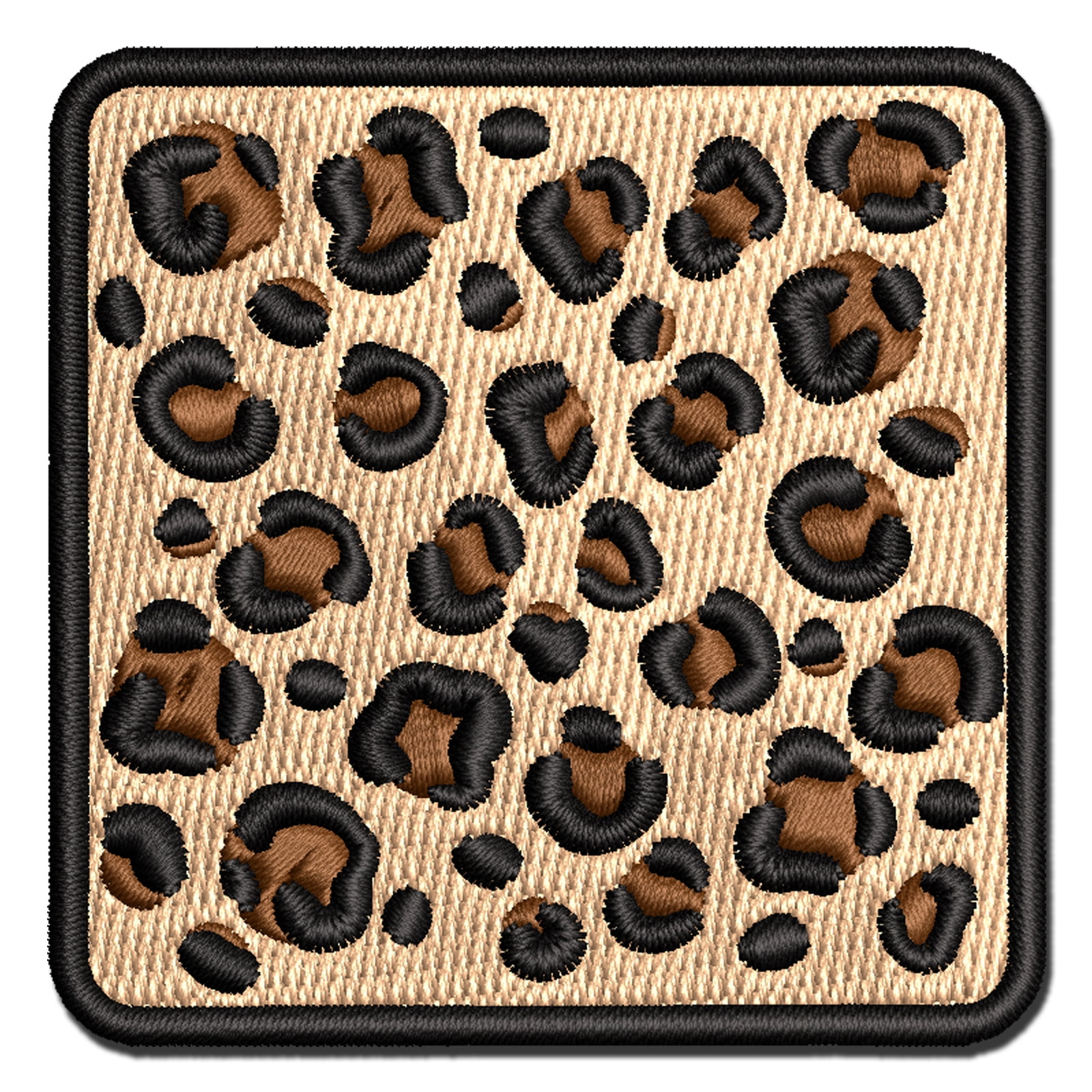 Leopard Print Spots Applique Multi-Color Embroidered Iron-On Patch - 2. ...