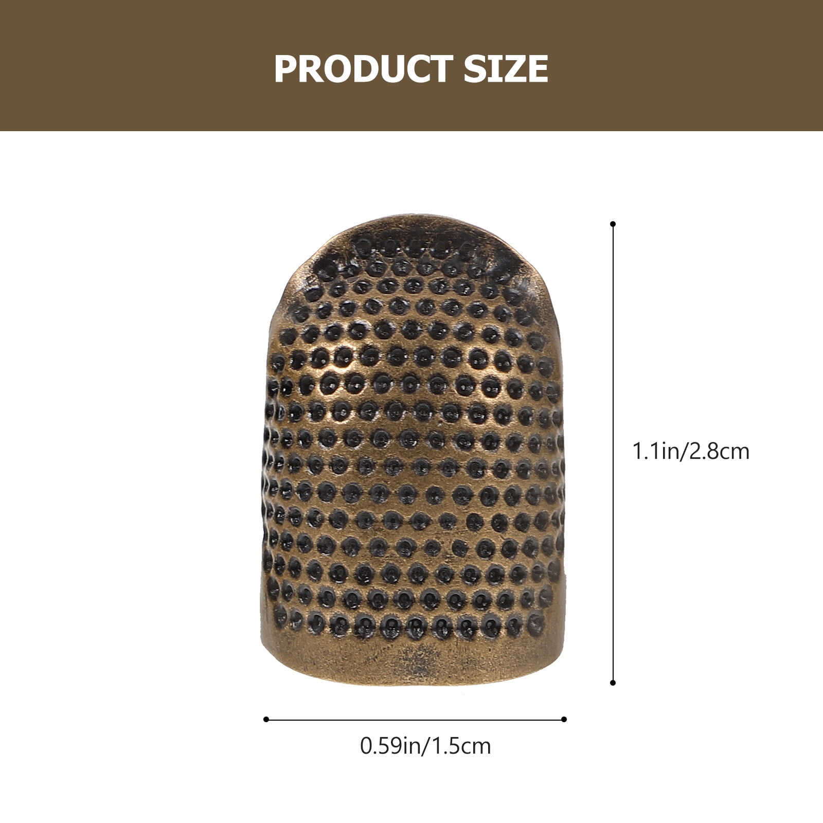 2 Sets of Sewing Thimbles Quilting Thimbles Embroidery Craft Tools ...