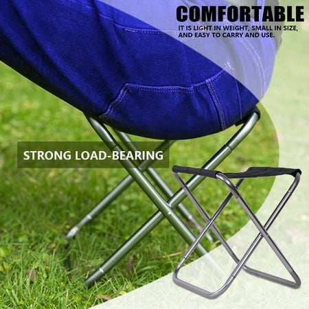 Folding Stool Outdoor Fishing Aluminum Alloy 80KG Chairs Picnic ...