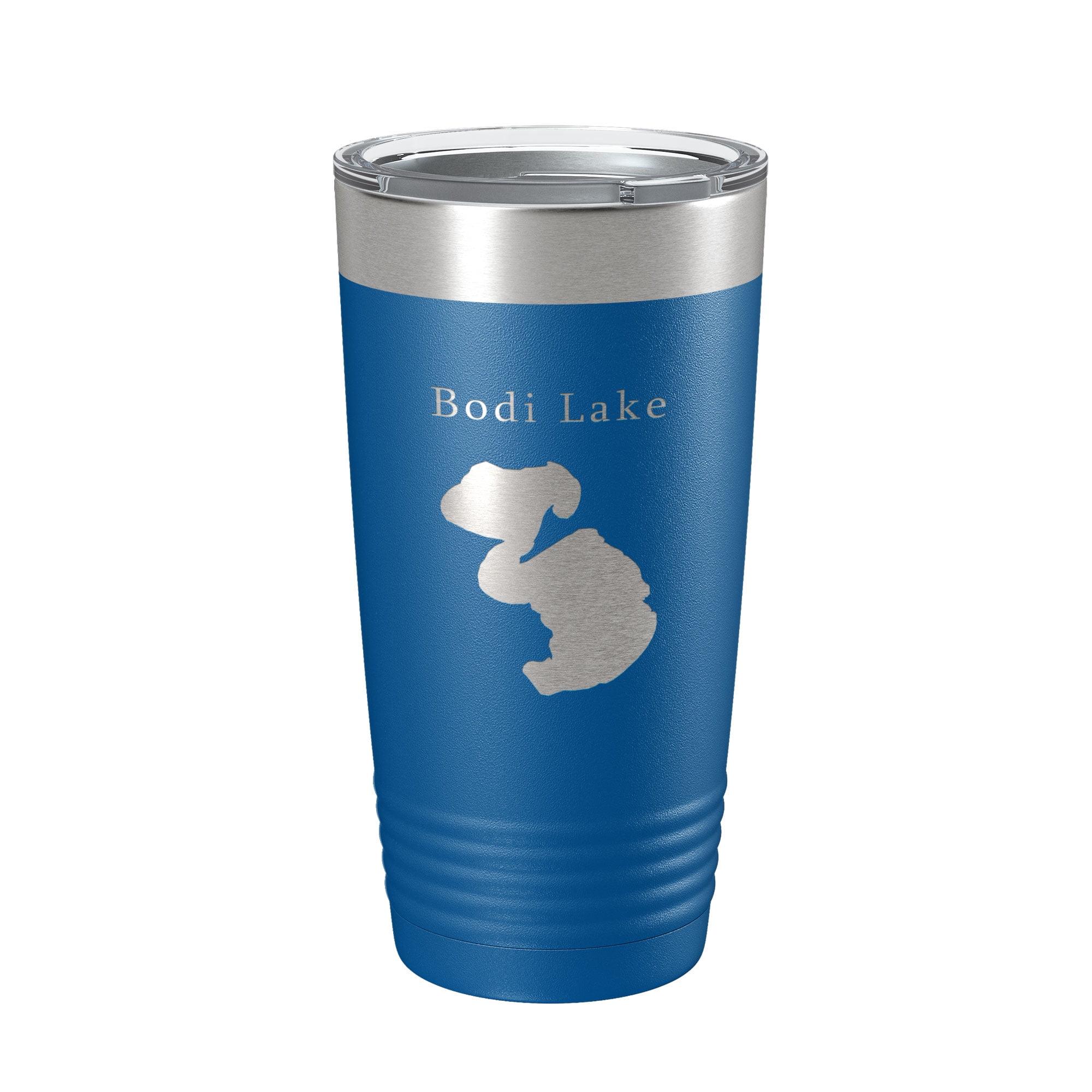 Bodi Lake Map Tumbler Travel Mug Insulated Laser Engraved Coffee Cup ...