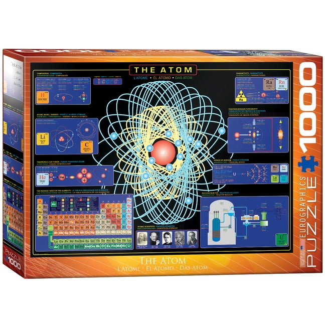 Eurographicspuzzles - The Atom - Jigsaw Puzzle - 1000 Pieces - Walmart.com