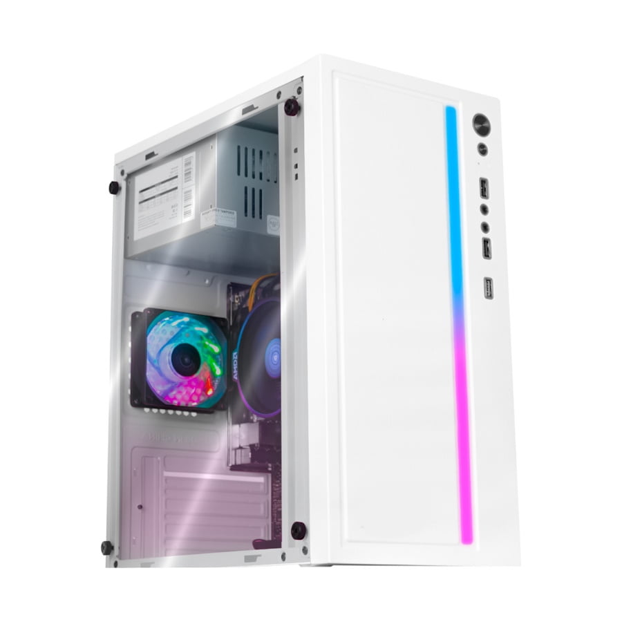 PC GAMER FUSION II WHITE, AMD Ryzen 5 4600G, Radeon Graphics, 8GB RAM ...
