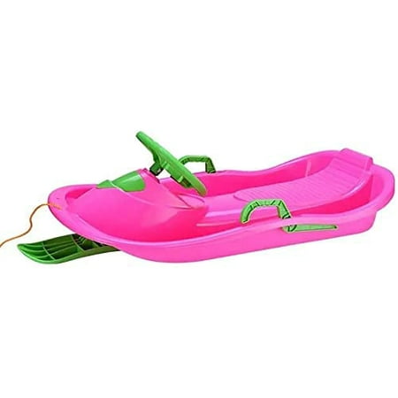 Sleds for Kids Kids and Adult, Baby Sled for Snow with Brake for Ages 3 ...