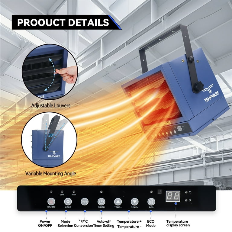 Solar Powered Garage Heater