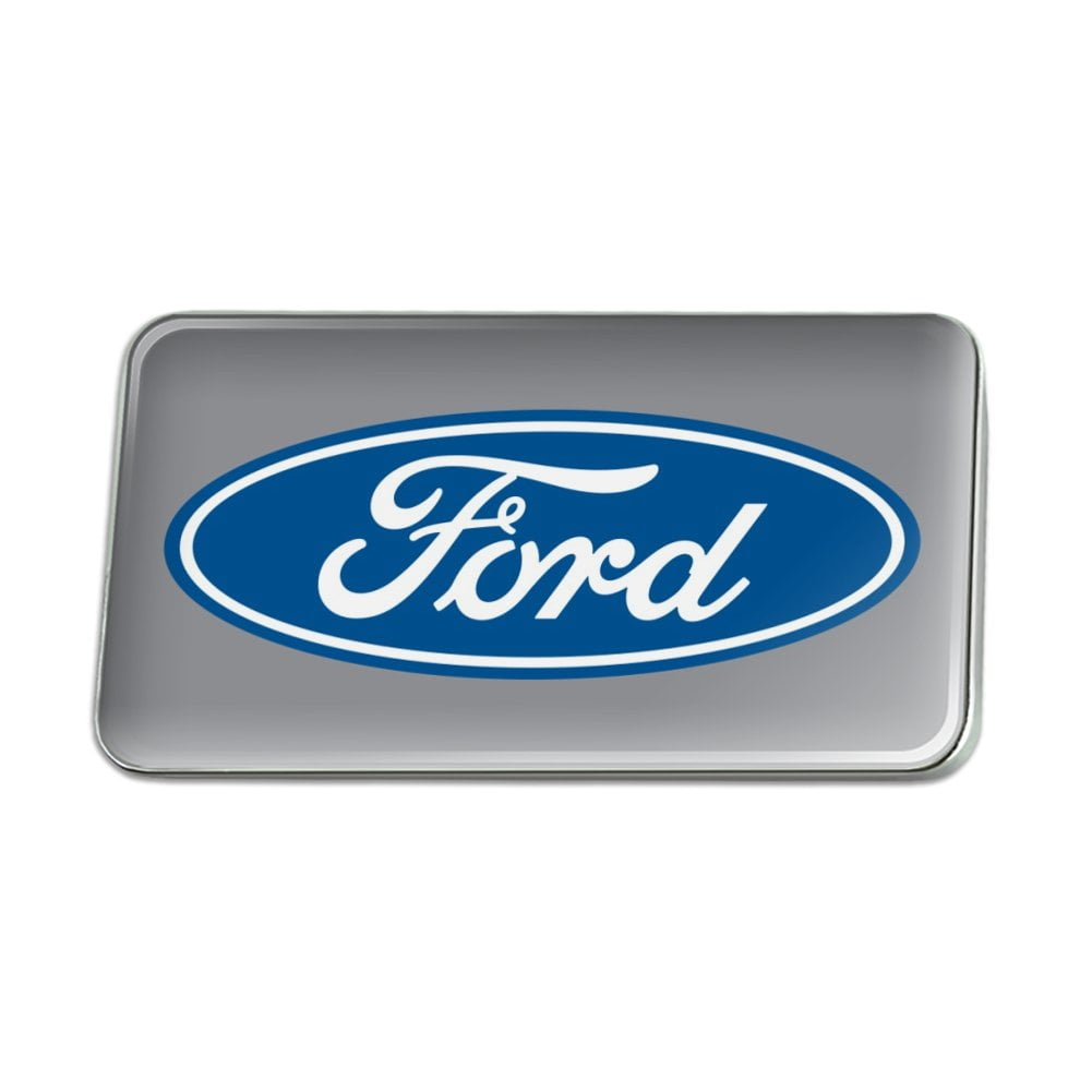 Ford Motor Company Blue Oval Logo Metal Rectangle Lapel Hat Pin Tie ...