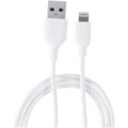 onn. 2-Pack 3 ft. Sync and Charge Cable with Lightning Connector, White ...