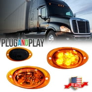 (2) Sparkling Amber LED 17" Identification Light Bar / Emergency Turn ...