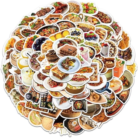 HTOOQ Cute Food Vsco Stickers for Scrapbook Girls 90 Pack Laptop ...
