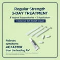 Monistat, 3 Day Yeast Infection Treatment, suppository & cream, 3pk ...