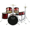 GP Percussion 5-Piece Junior Drum Set, Red - Walmart.com