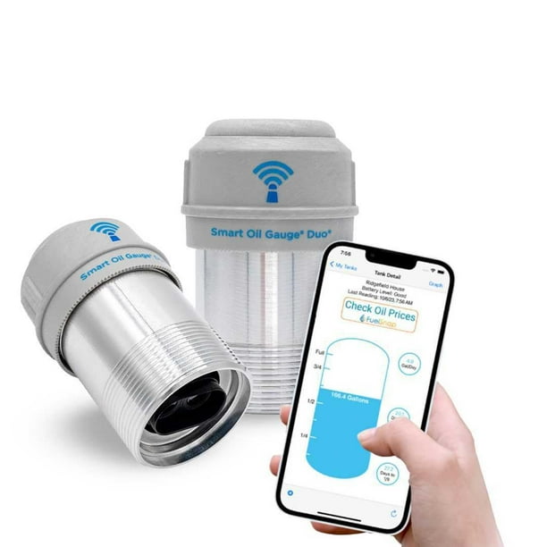 Smart Oil Gauge Duo - Advanced Dual Sensor Wi-Fi Heating Oil Tank Gauge ...