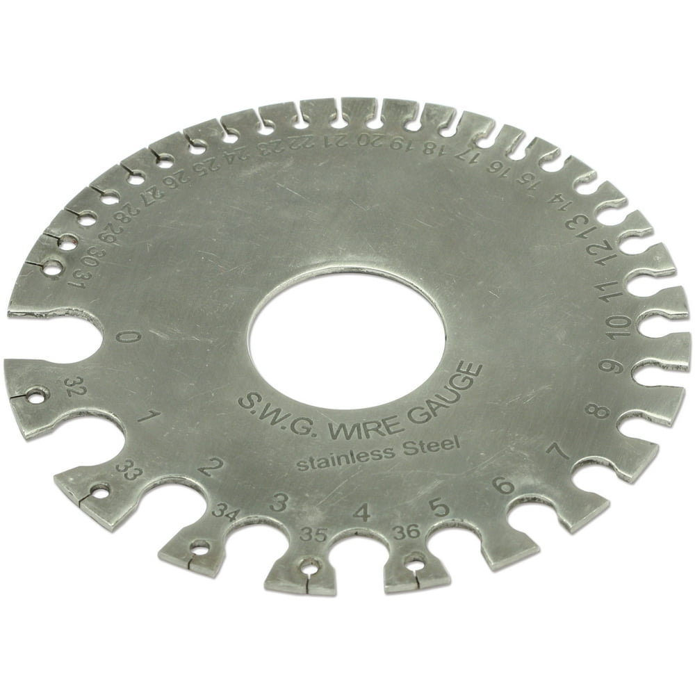 Steel Wire/Drill Gauge Disk, 3.5", Round - Walmart.com - Walmart.com