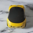 CIRCLE- Yellow Slim Wireless Mouse Cool 3D Sports Car Ergonomic Optical ...