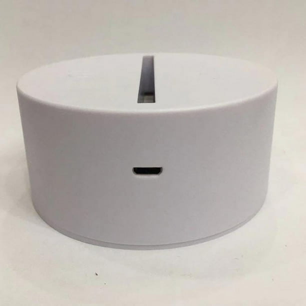 Base de luz táctil colorida de acrílico, base de luz nocturna 3D con ...