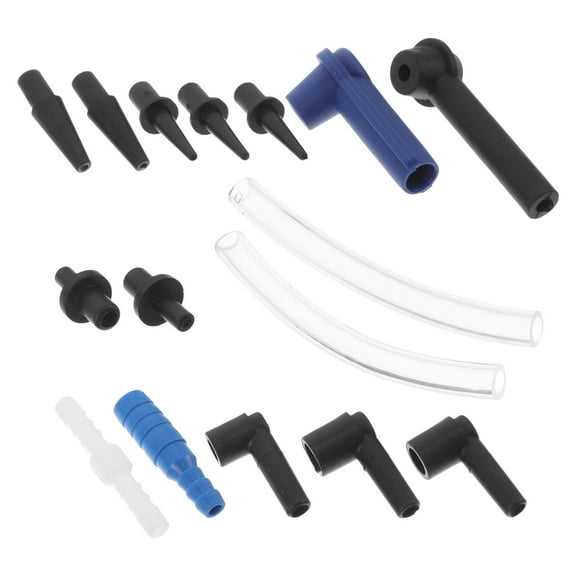 3/8" OD x 50FT DOT Air Line Tubing Kit Black SAE J844 PA12 Nylon Air ...