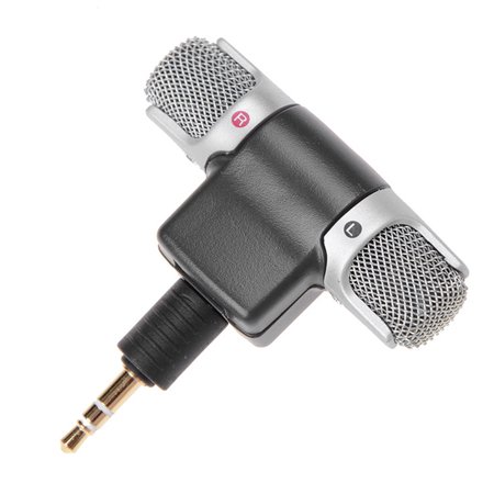 Mini Microphone with 3.5mm TRS Plug for PC Laptop Tablet Camera ...
