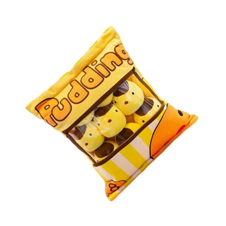 ruzhgo Kawaii Animal Round Pudding Candy Bag Pillow Plush Toys Cute ...