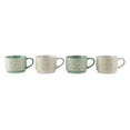 Thyme & Table Floral Stoneware Stacking Mugs Set of 4 with Wire Rack, 11.1 fl oz - Walmart.com