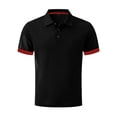 Breeze Polo Shirts for Men Beer Belly Short Sleeve Collared Buttons ...