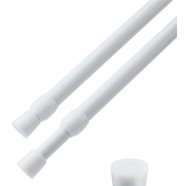 Dinosam 6 Pcs Adjustable Shower Rod, 28-48 inch Extendable Tension Rod ...