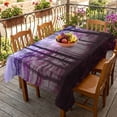 Abstract Purple Misty Purple Forest Table Cloth 60x84in, Waterproof ...