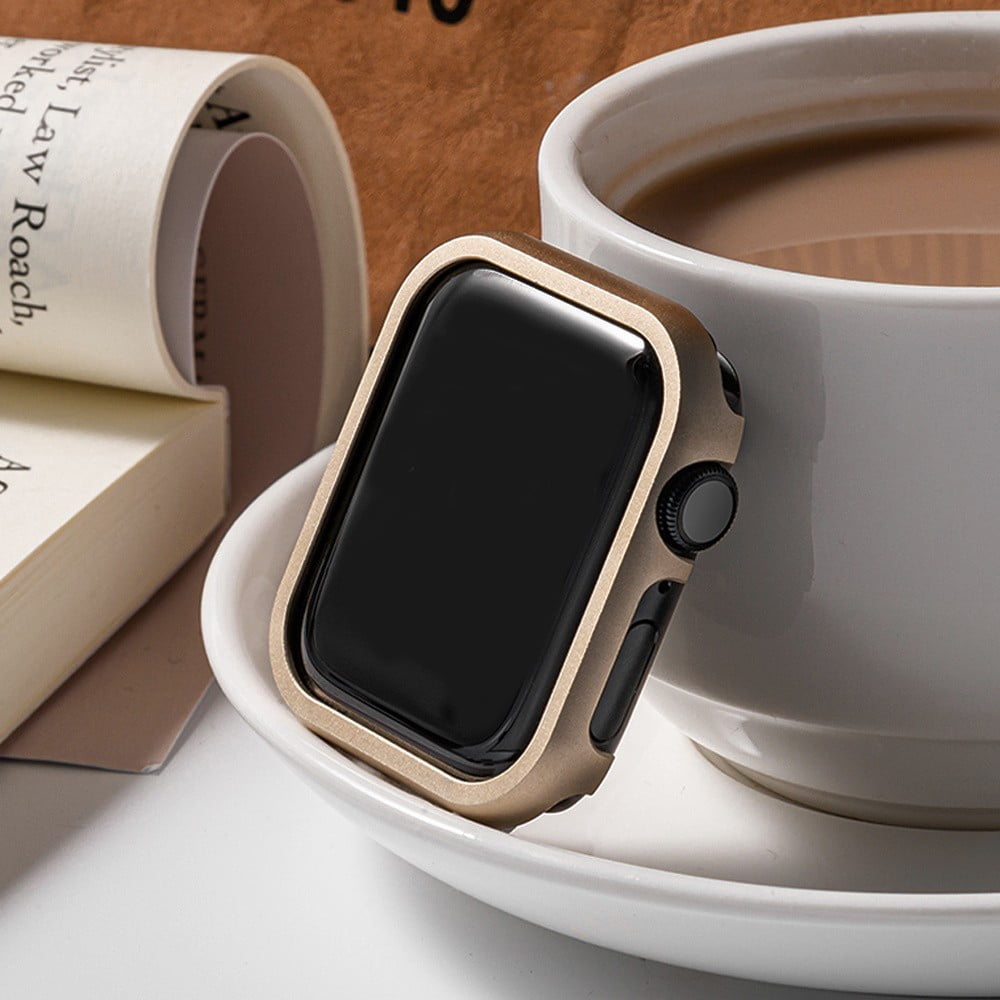 ALMNVO Metal Cover for Apple Watch Case 44mm 40mm 42mm 38mm for iWatch ...