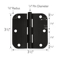 Design House Heavy Duty Steel 3.5" x 3.5" Interior Door Hinges (10-Pack ...