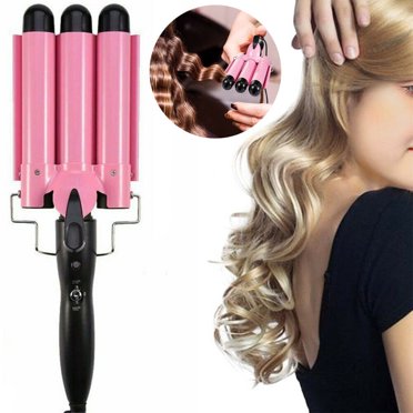 Babe Waves Jumbo Hair Curling Wand | Triple Barrel Waving Iron ...