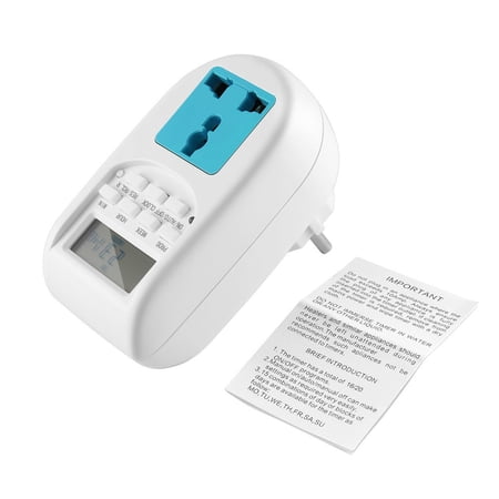 Unilife EU Standard Timer Switch Socket European German Time Control ...