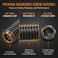 360 Pcs Set Screws Assortment Kit (32 Sizes, Metric & SAE) – 12.9 Alloy ...