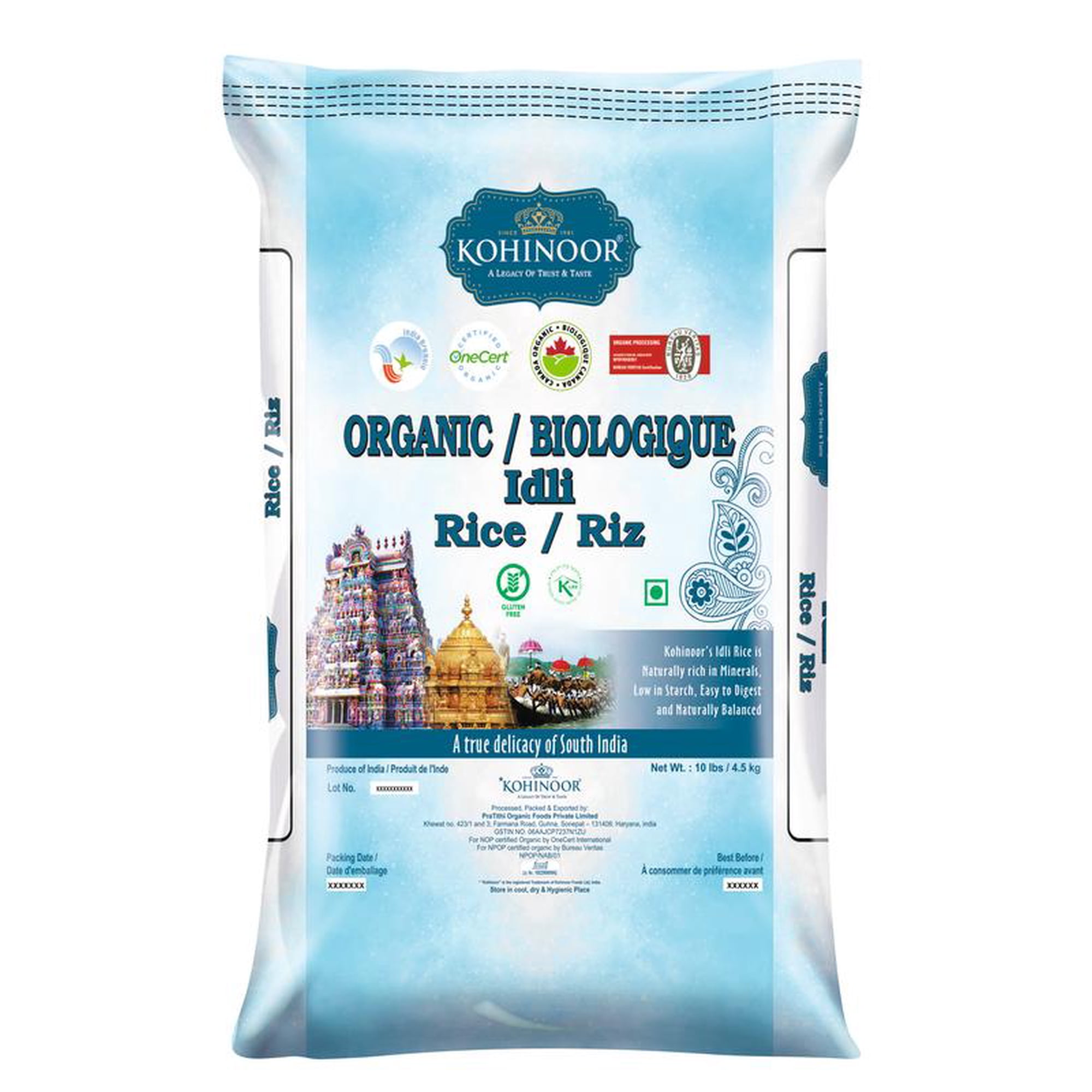 Click here for Kohinoor Koh Org Idli Rice 10lb prices